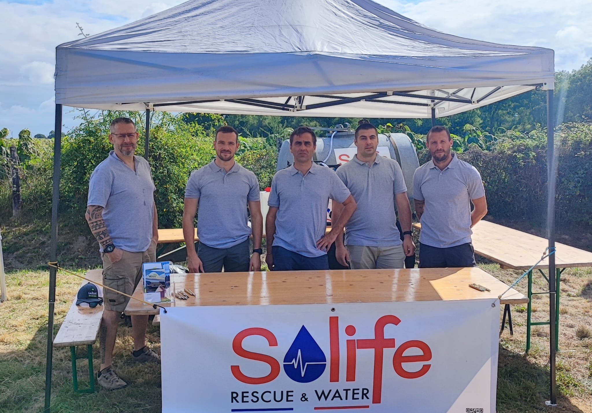 Solife | Solife distribue de l'eau potable à Archigny